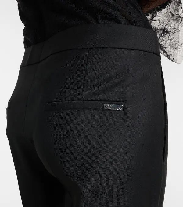 Blumarine Pleated Flared Trousers