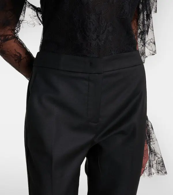 Blumarine Pleated Flared Trousers