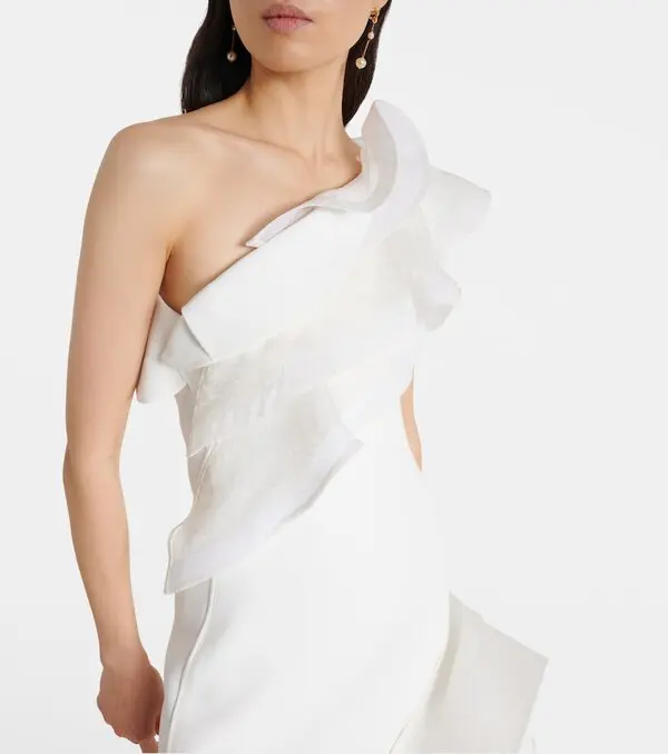 Maticevski Excitement One-shoulder Gown