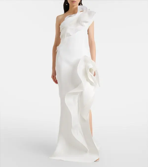 Maticevski Excitement One-shoulder Gown