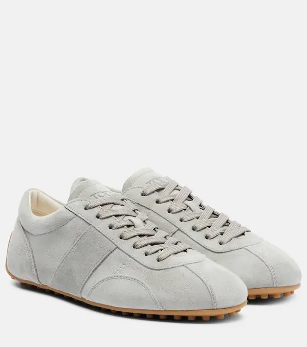 TOD'S Classic Suede Sneakers - Grey