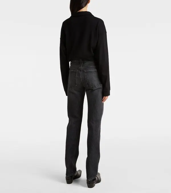 Khaite Farley Straight Leg Jeans
