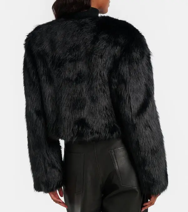 Staud Casimira Cropped Jacket - Black