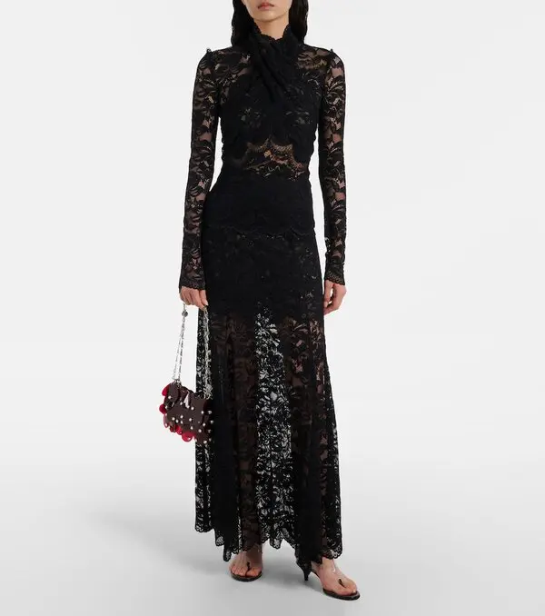 Rabanne Floral Lace Top