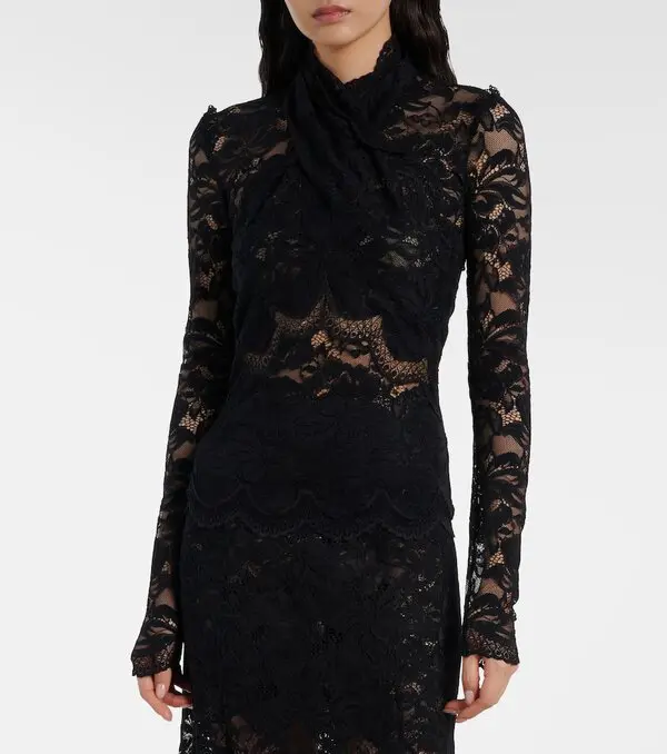 Rabanne Floral Lace Top