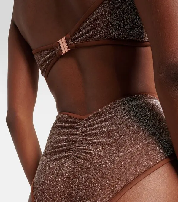 Johanna Ortiz Lame Bikini Bottoms