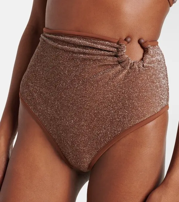 Johanna Ortiz Lame Bikini Bottoms