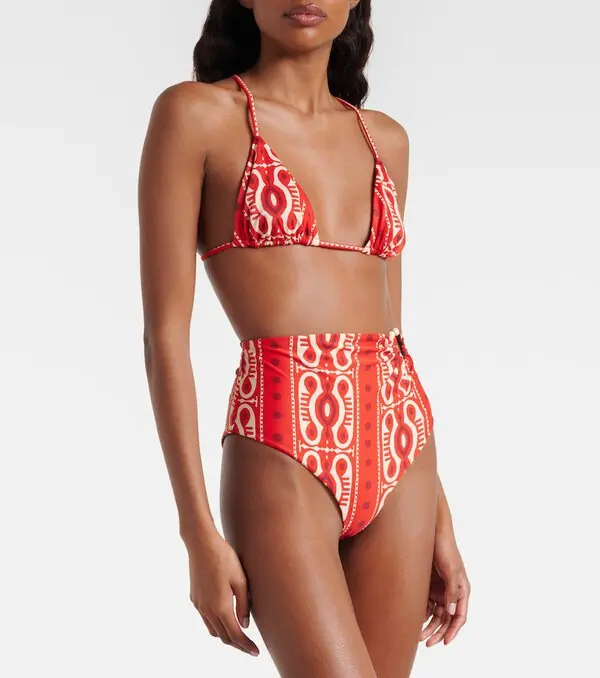 Johanna Ortiz Printed Bikini Bottoms