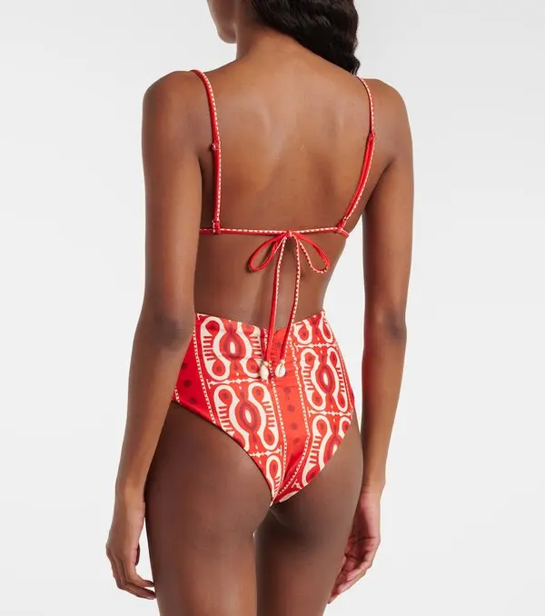 Johanna Ortiz Printed Bikini Bottoms