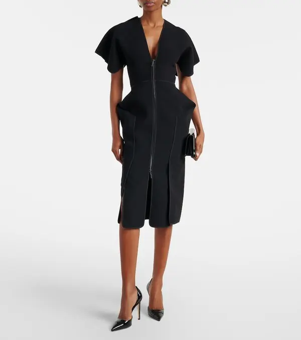 Maticevski Coco Peplum Midi Dress