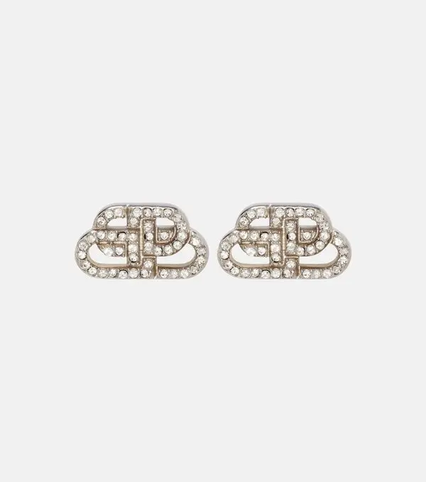 Balenciaga Bb Embellished Earrings