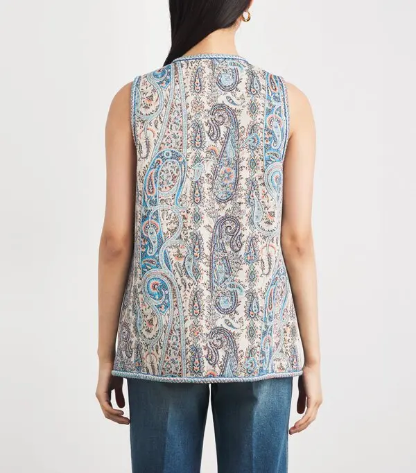 Etro Paisley Single-breasted Waistcoat
