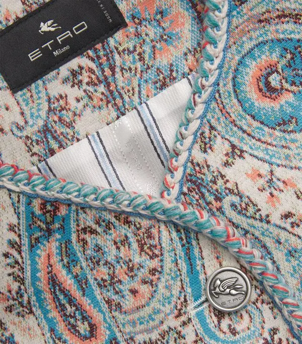 Etro Paisley Single-breasted Waistcoat
