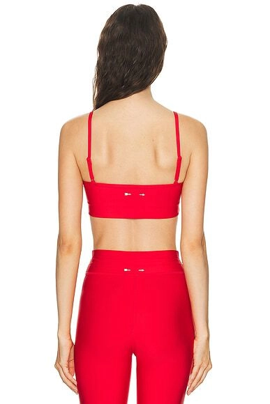 The Upside Oxford Hutton Scoop Bra - Cherry