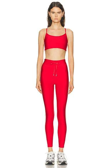 The Upside Oxford Hutton Scoop Bra - Cherry