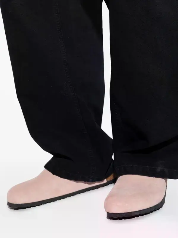 BIRKENSTOCK Boston Bs Suede Mules - Pink