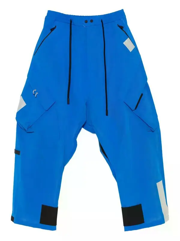 Templa Drawstring Cargo Ski Trousers - Blue