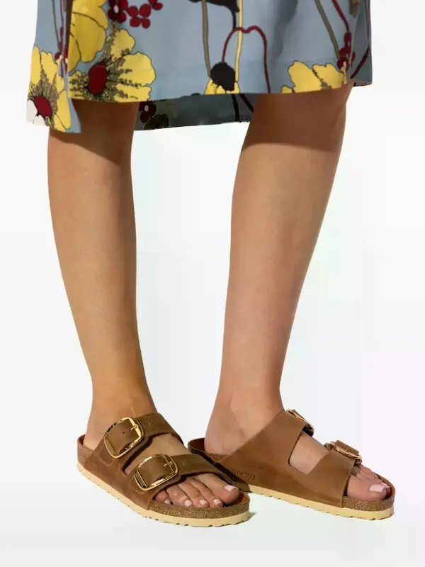BIRKENSTOCK Arizona Big Buckle Sandals - Brown