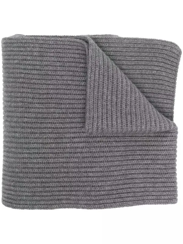 Malo Ribbed Cashmere Scarf