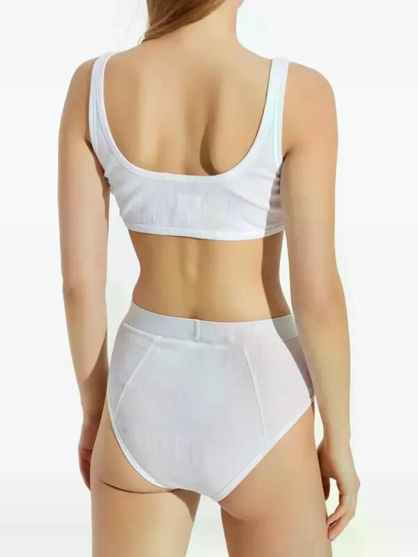 Versace Ribbed Cotton Top