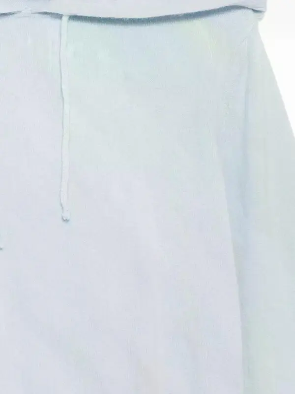 TEDDY CASHMERE Logo-embroidered Hoodie - Blue