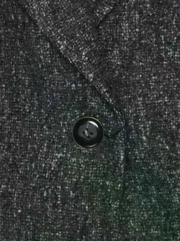 Marina Rinaldi Single-breasted Tweed Blazer