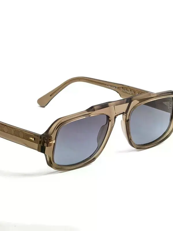 AHLEM George V Square-frame Sunglasses - Neutrals