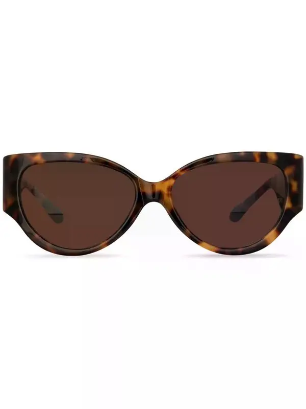 Linda Farrow Connie Cat-eye Frame Sunglasses - Brown