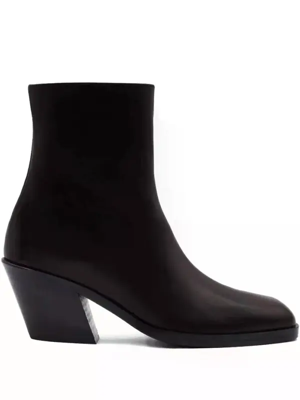 GIABORGHINI Tayl Block-heel Ankle Boots - Brown