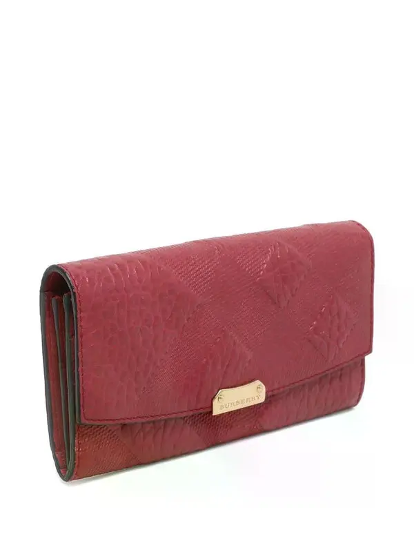Burberry Embossed-leather Wallet