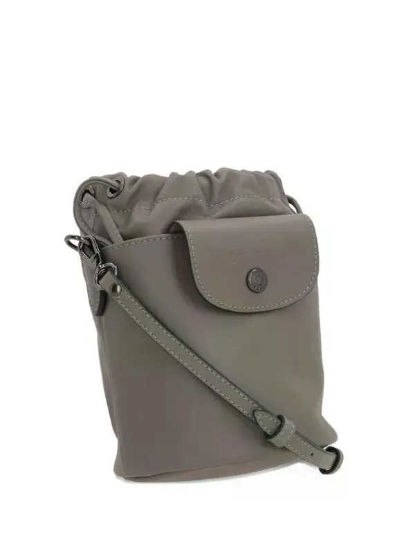 Longchamp Le Pliage Xtra Xs Drawstring Leather Cross Body Bag