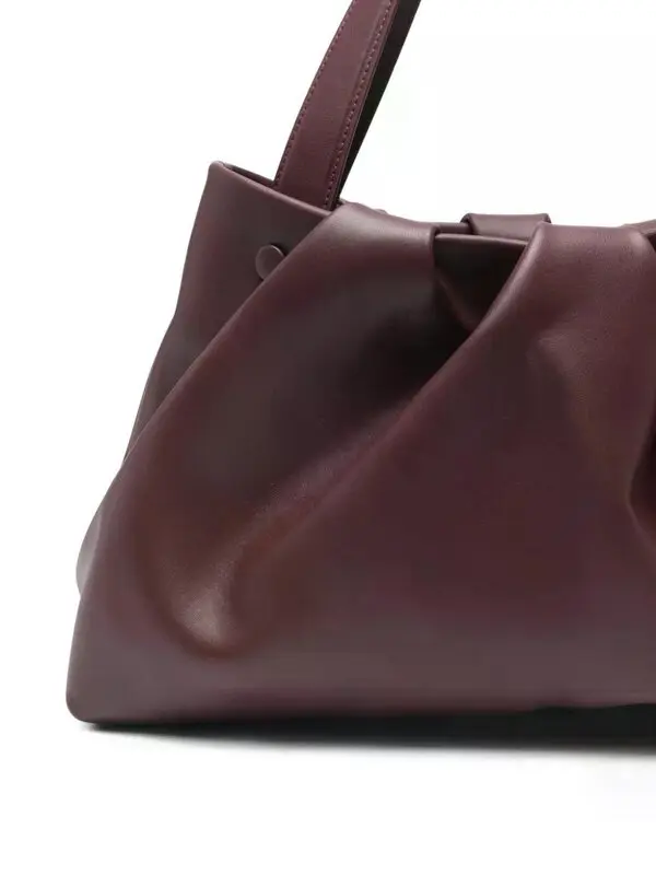 THEMOIRE Athena Gathered Tote Bag - Red