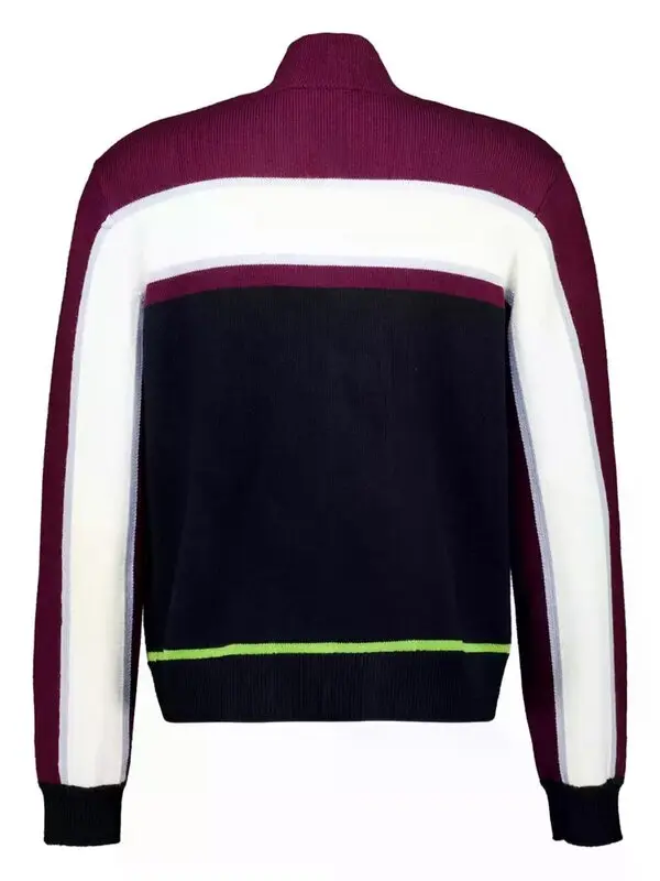 Casablanca Striped Appliqué Jacket