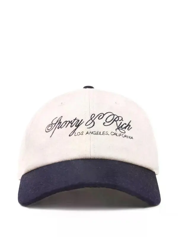 SPORTY & RICH Logo Baseball Cap - Neutrals