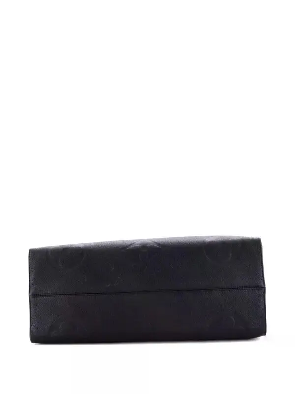 LOUIS VUITTON Onthego Monogram Empreinte Giant Gm Tote Bag - Black