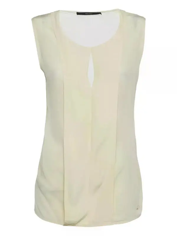 Gucci Sleeveless Keyhole Knit Top