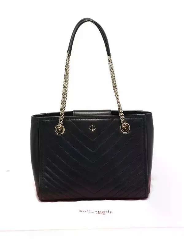 Kate Spade New York Amelia Quilted Leather Tote Bag With Chain Straps