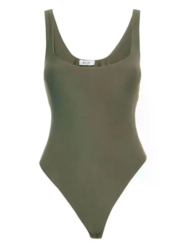 ALIX NYC Sleeveless Bodysuit In Jersey - Green