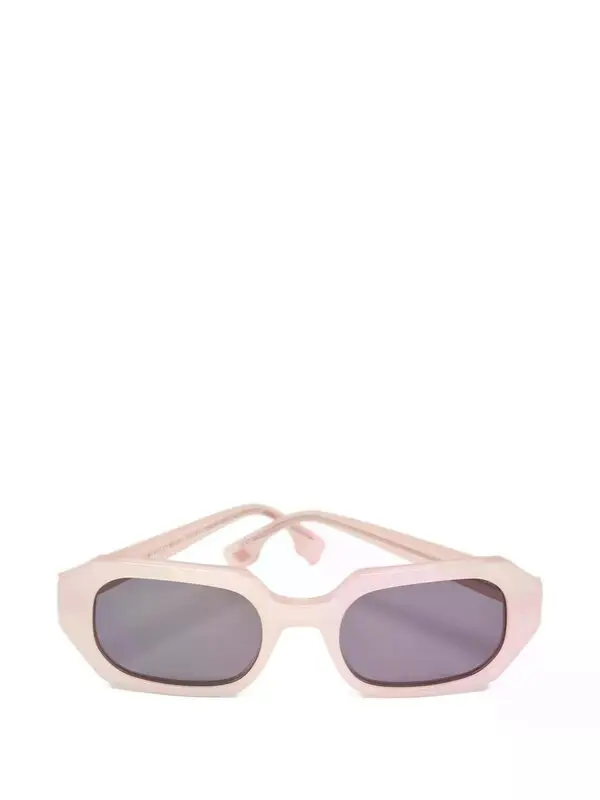 Le Specs Sculpted Frame Sunglasses - Pink