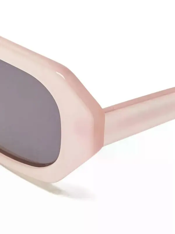 Le Specs Sculpted Frame Sunglasses