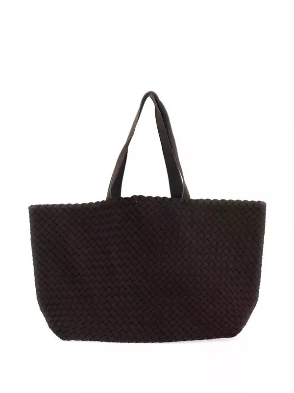NAGHEDI Large Como Woven Tote Bag - Brown