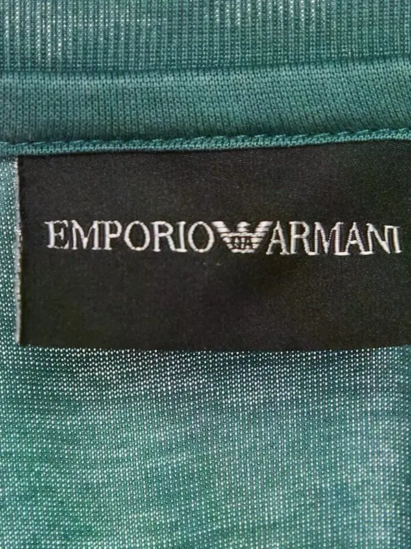 Emporio Armani Logo-embroidery Jersey T-shirt