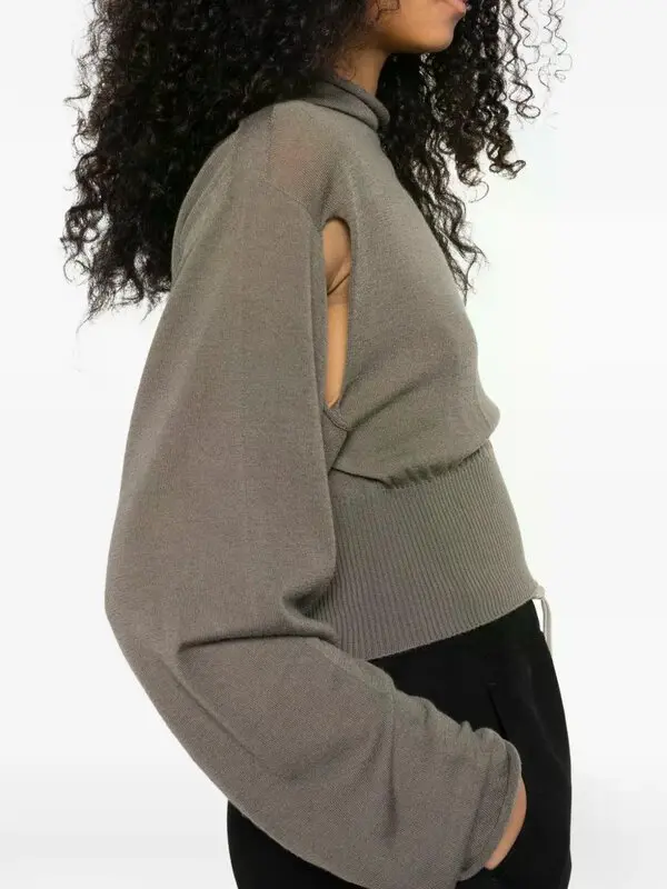 Rick Owens Con High-neck Top