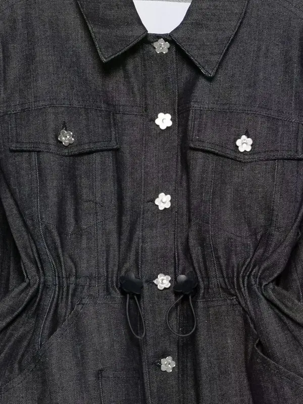 Cecilie Bahnsen Floral Button Jacket - Blue