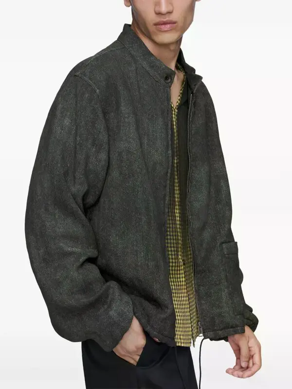 MAISON MARGIELA Zip Cotton Caban Jacket
