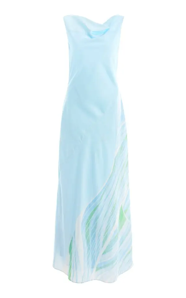 Significant Other Exclusive Juliana Floral Maxi Dress - Blue
