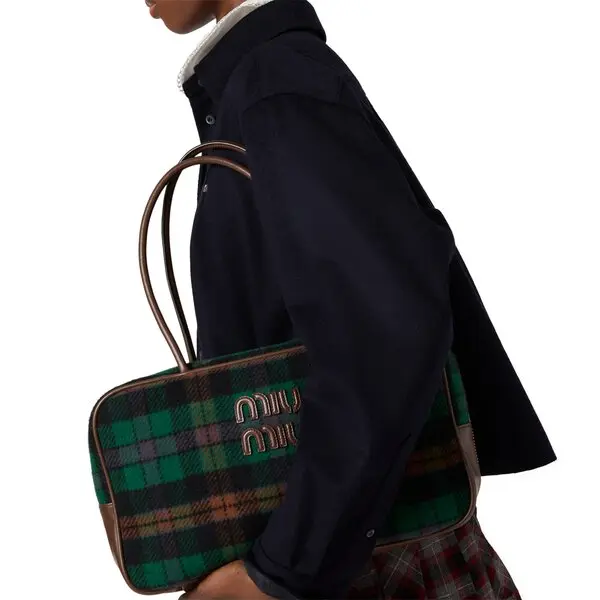 Miu Miu Velour Shirt - Navy