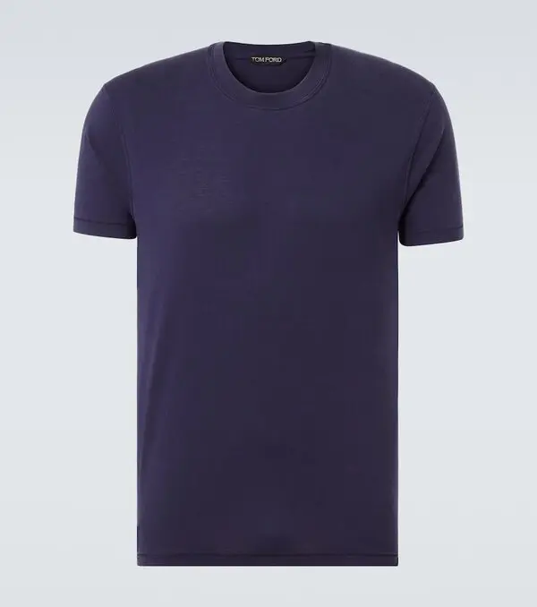 TOM FORD Jersey T-shirt - Blue