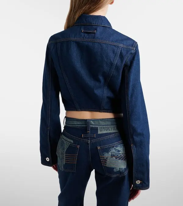 JEAN PAUL GAULTIER Cropped Denim Jacket