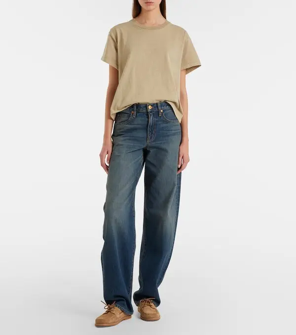 SLVRLAKE Tess Faded Wide-leg Jeans - Blue